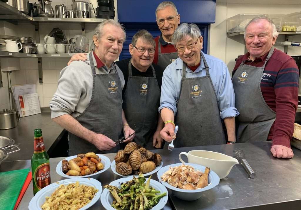 Man with a pan – Community Chef